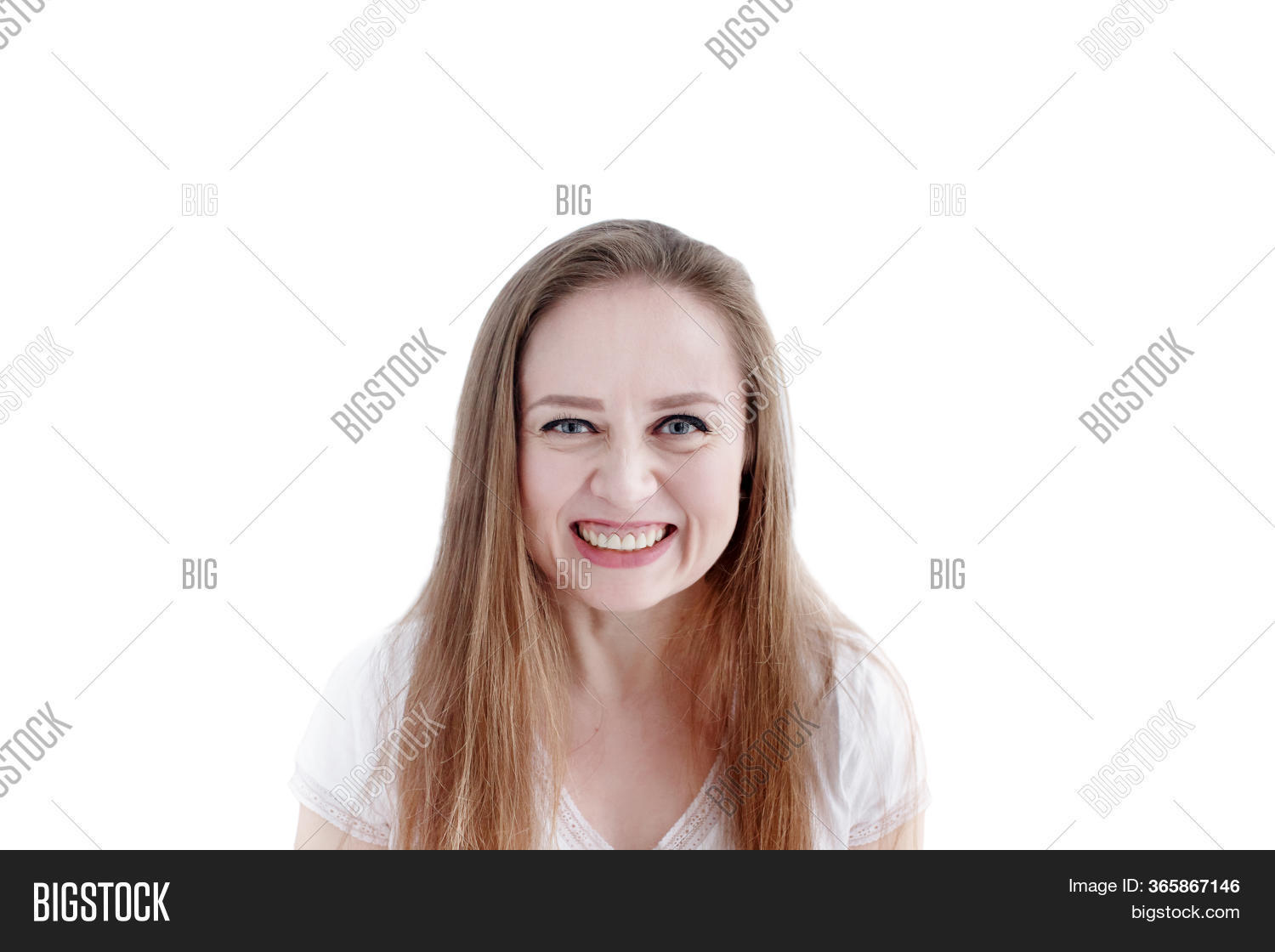 Exited Grinning Woman Image & Photo (Free Trial) | Bigstock