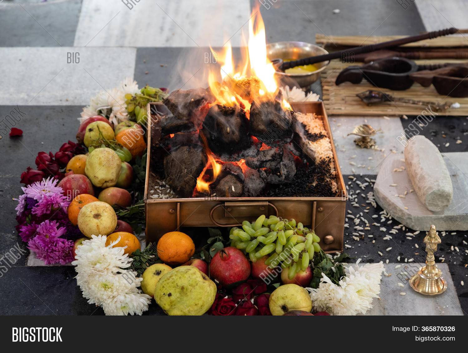 Items Indian Yajna Image & Photo (Free Trial) | Bigstock