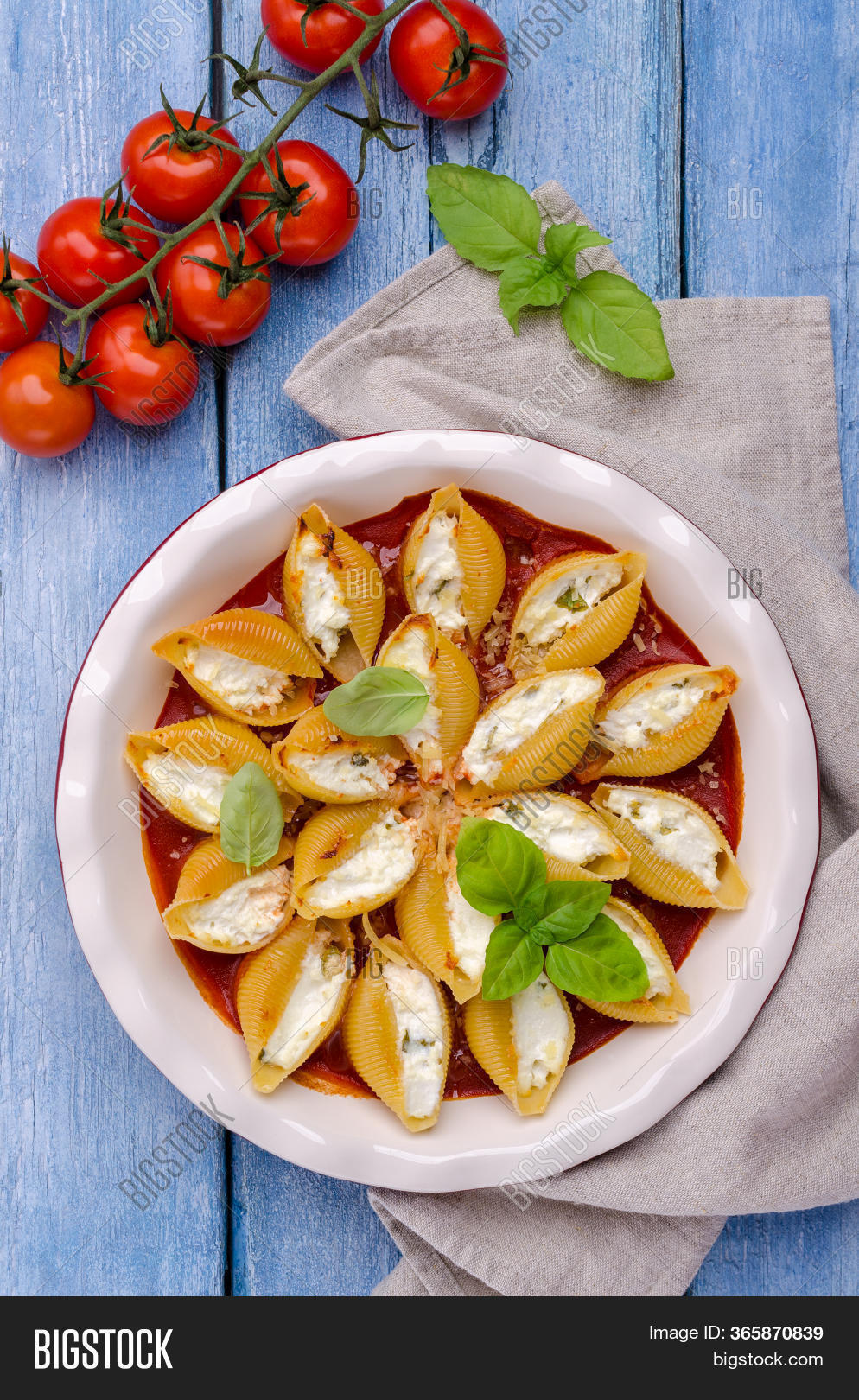 Pasta Stuffed Ricotta Image & Photo (Free Trial) | Bigstock