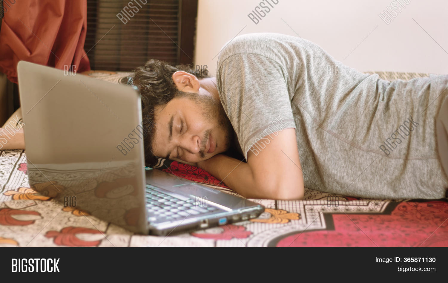 Tired Young Man Image & Photo (Free Trial) | Bigstock