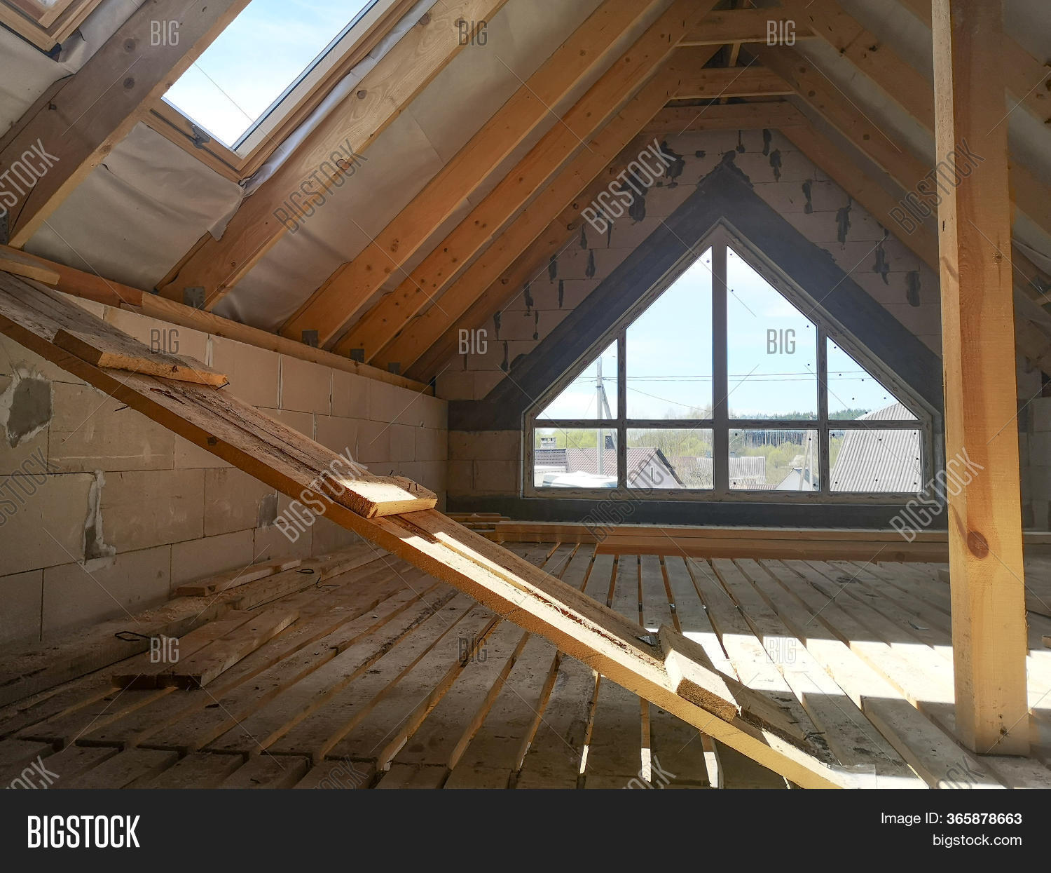 Unfinished Attic. Image & Photo (Free Trial) | Bigstock