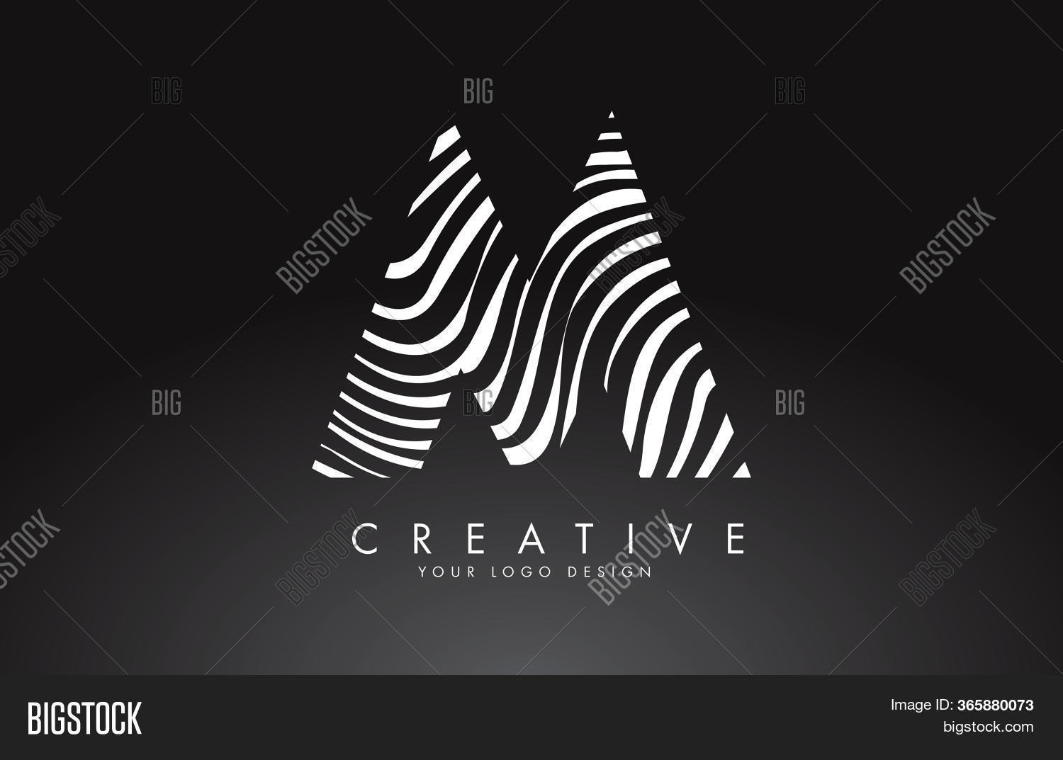 M Letter Logo Design Vector & Photo (Free Trial) | Bigstock