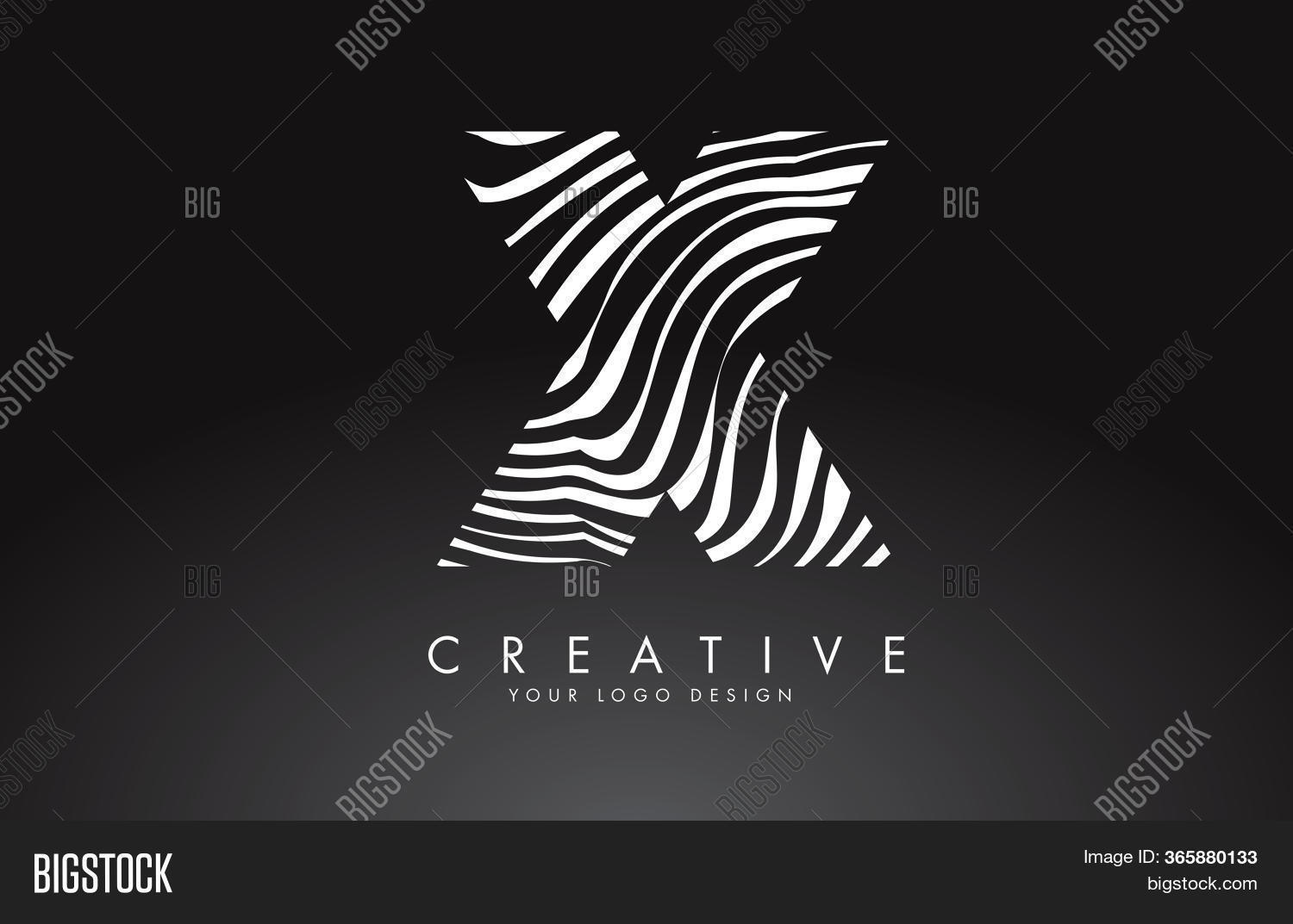 X Letter Logo Design Vector & Photo (Free Trial) | Bigstock