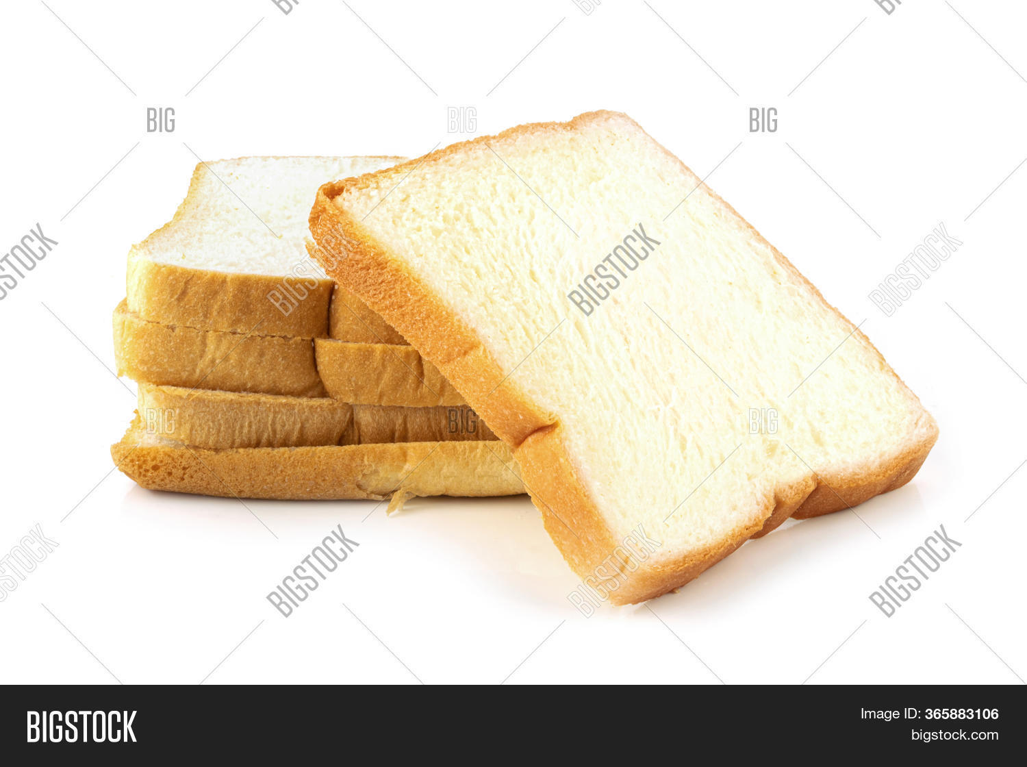 Slice Bread Isolated Image & Photo (Free Trial) | Bigstock