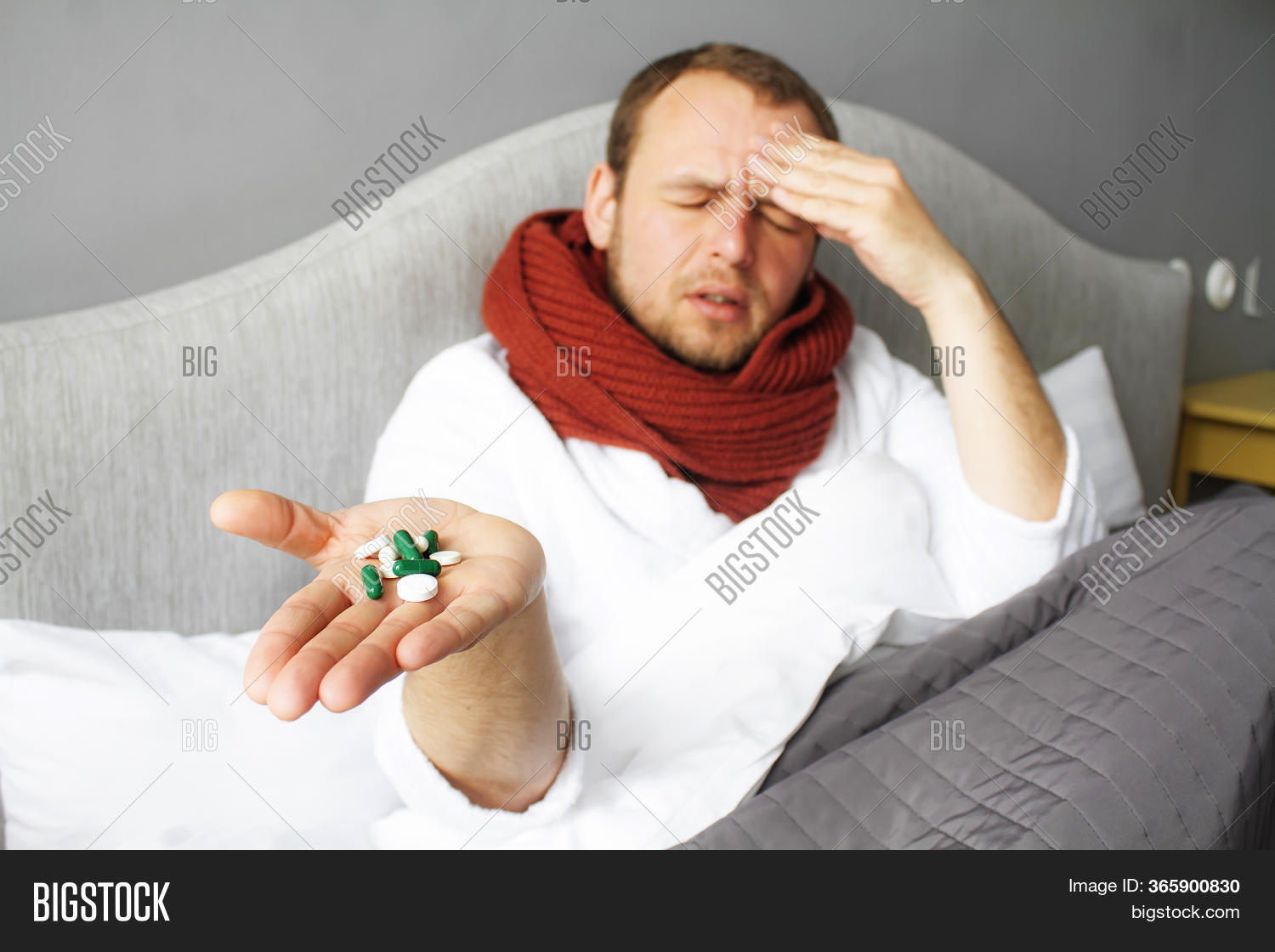 Man Severe Headache Image & Photo (Free Trial) | Bigstock