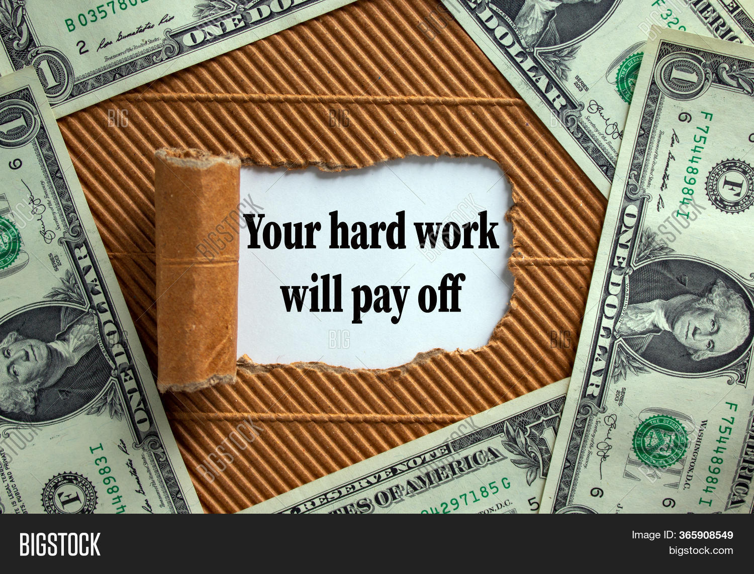 Text 'your Hard Work Image & Photo (Free Trial) | Bigstock