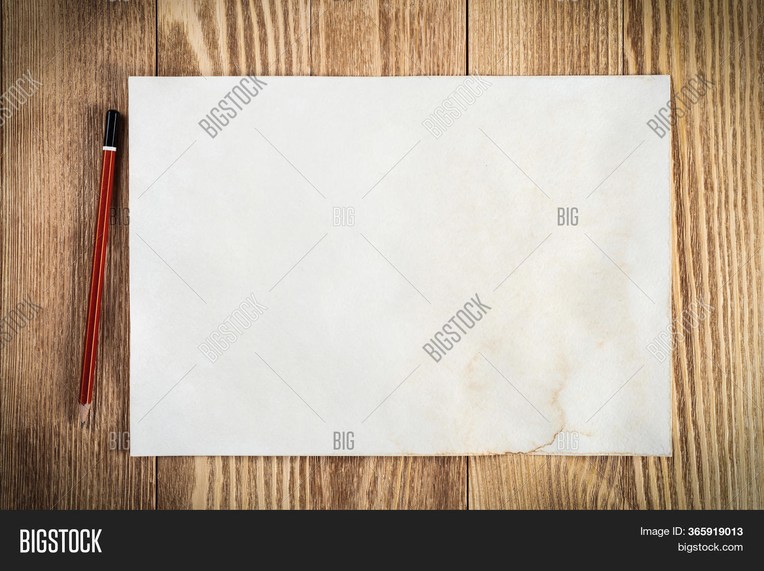 Sheet Paper Lying On Image & Photo (Free Trial) | Bigstock
