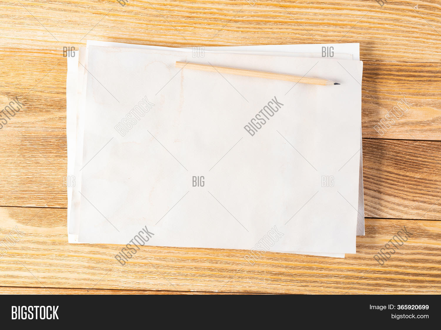 Sheet Paper Lying On Image & Photo (Free Trial) | Bigstock