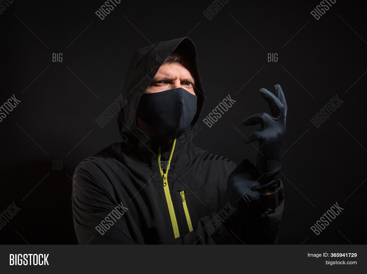 Criminal Mask Puts On Image & Photo (Free Trial) | Bigstock