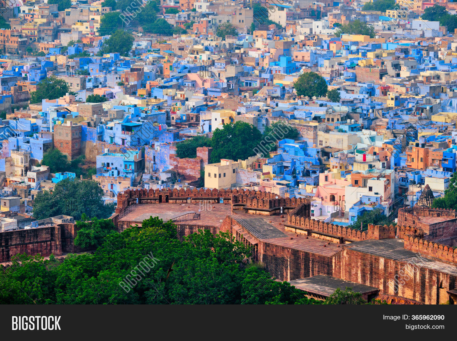 Aerial View Jodhpur, Image & Photo (Free Trial) | Bigstock