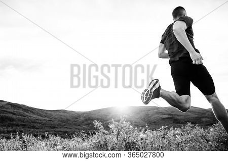 Man Runner Running On Image & Photo (Free Trial) | Bigstock