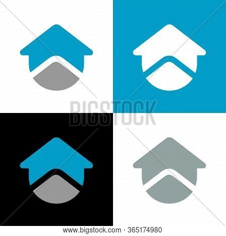 House Arrow Logo Icon Vector & Photo (Free Trial) | Bigstock