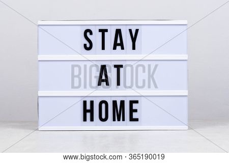 Stay Home, Stay Safe, Image & Photo (Free Trial) | Bigstock