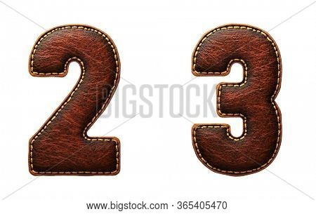 Set Numbers 2, 3 Made Image & Photo (Free Trial) | Bigstock