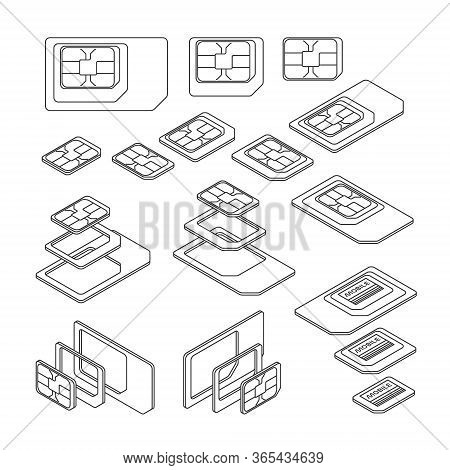 Three Types Sim Card Vector & Photo (Free Trial) | Bigstock