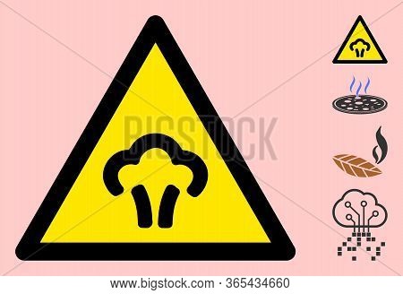 Vector Steam Flat Vector & Photo (Free Trial) | Bigstock
