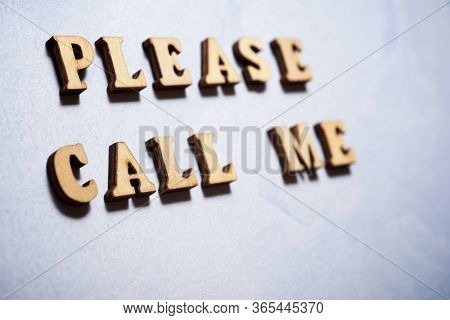 Please Call Me Text Image & Photo (Free Trial) | Bigstock