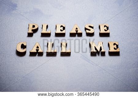 Please Call Me Text Image & Photo (Free Trial) | Bigstock