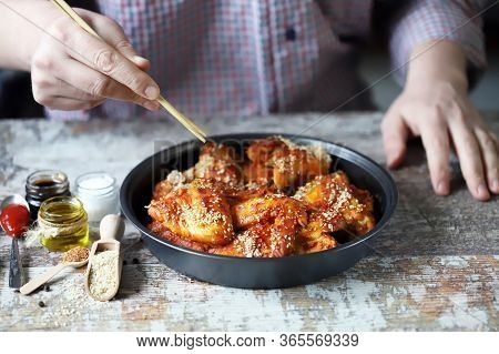 Man Eating Chicken Image & Photo (Free Trial) | Bigstock