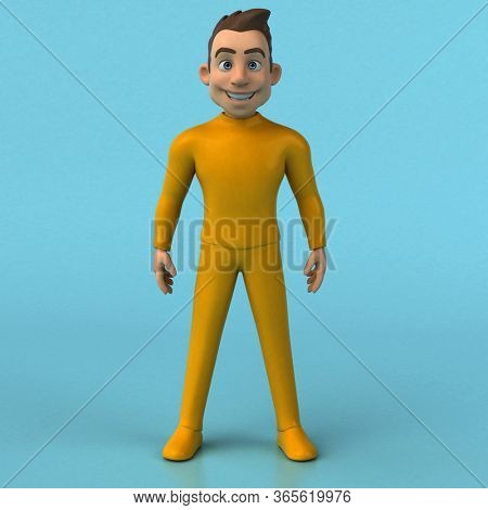 Fun 3D Cartoon Yellow Image & Photo (Free Trial) | Bigstock