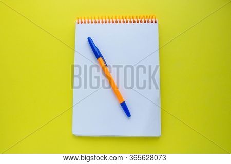 Notepad Orange Spiral Image & Photo (Free Trial) | Bigstock