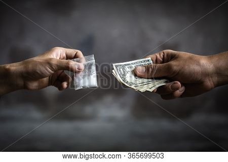 Hand Addict Man Money Image & Photo (Free Trial) | Bigstock