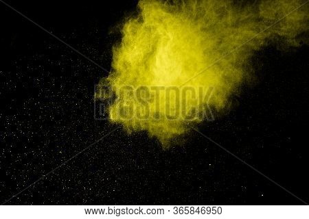 Yellow Dust Particles Image & Photo (Free Trial) | Bigstock