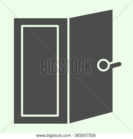 Door Solid Icon. Open Vector & Photo (Free Trial) | Bigstock