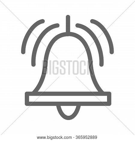 Call Bell Line Icon, Vector & Photo (Free Trial) | Bigstock