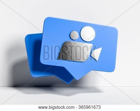 Blue Movie Icon, Image & Photo (Free Trial) | Bigstock
