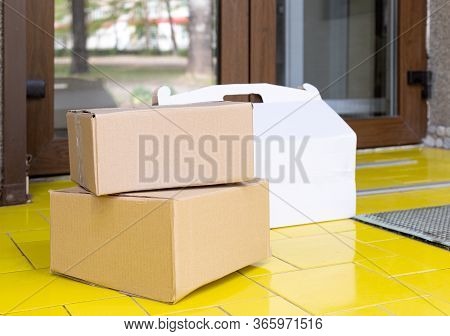 Delivery Boxes On Image & Photo (Free Trial) | Bigstock
