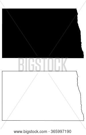 North Dakota Nd State Vector & Photo (Free Trial) | Bigstock
