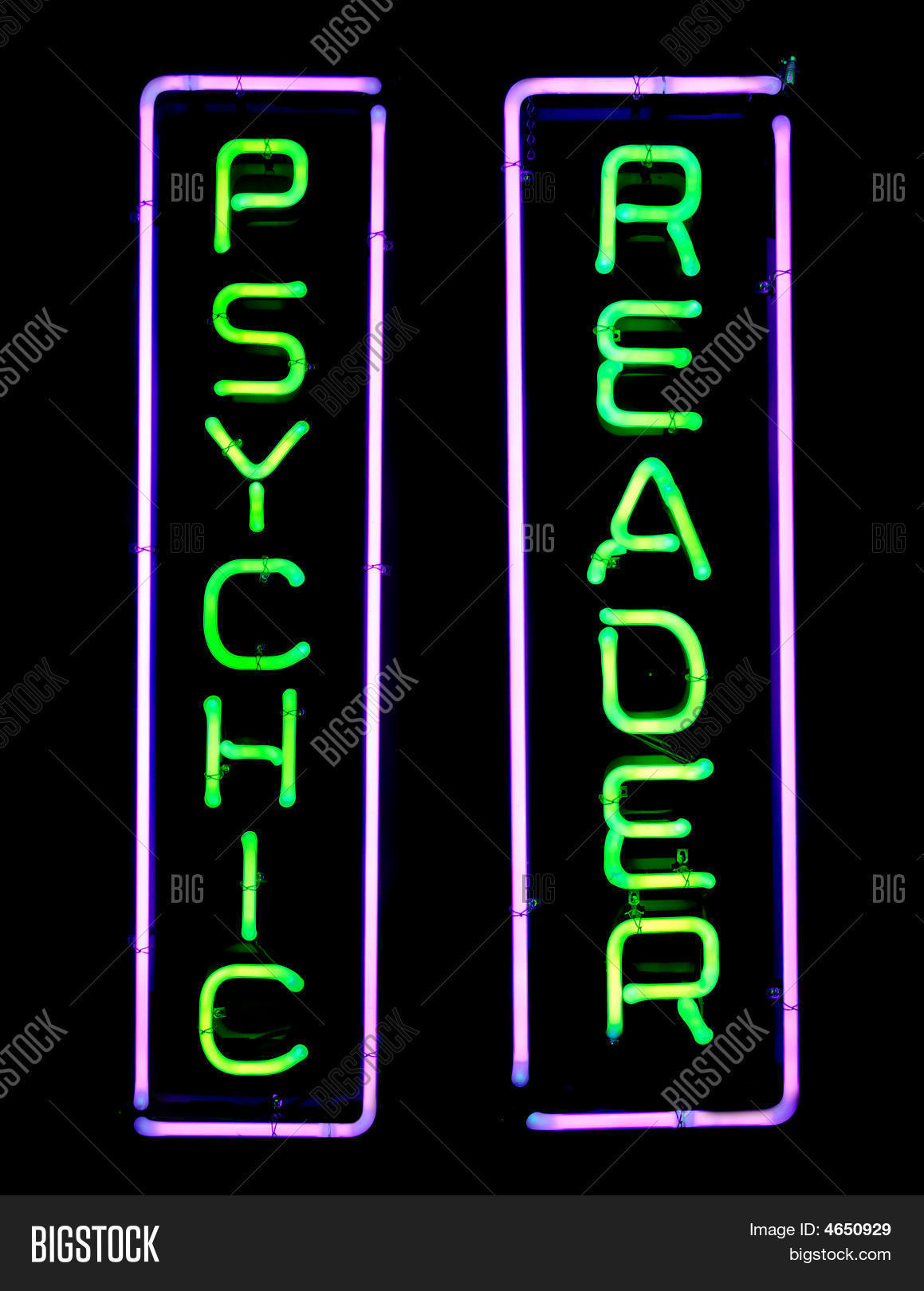 Psychic Neon Sign Image & Photo (Free Trial) | Bigstock