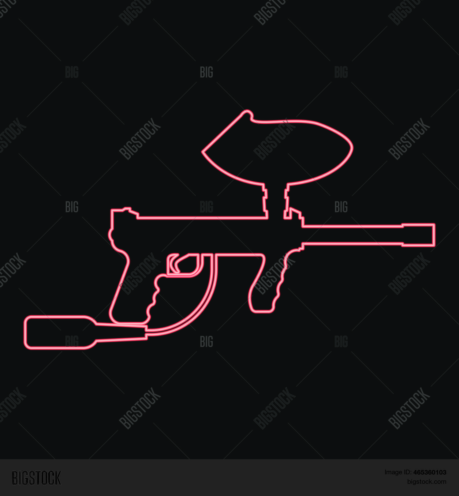 Neon Weapons Vector & Photo (Free Trial) | Bigstock