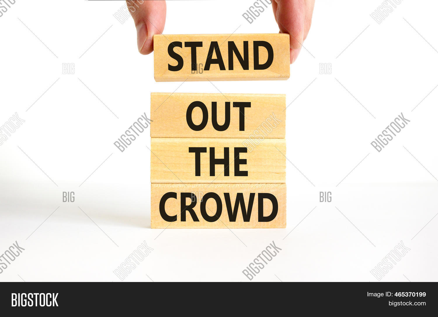 Stand Out Crowd Symbol Image & Photo (Free Trial) | Bigstock