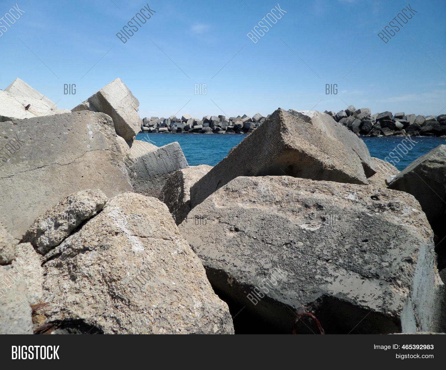 Concrete Block Dam. Image & Photo (Free Trial) | Bigstock