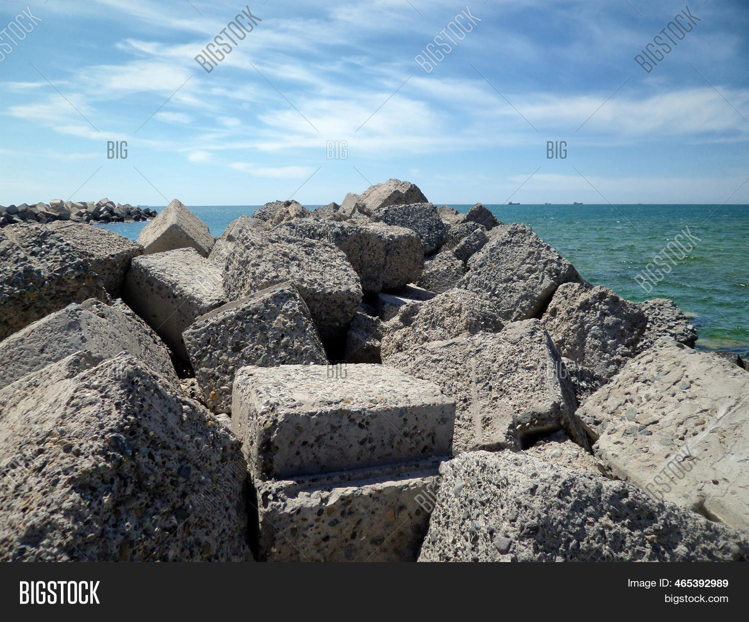 Concrete Block Dam. Image & Photo (Free Trial) | Bigstock