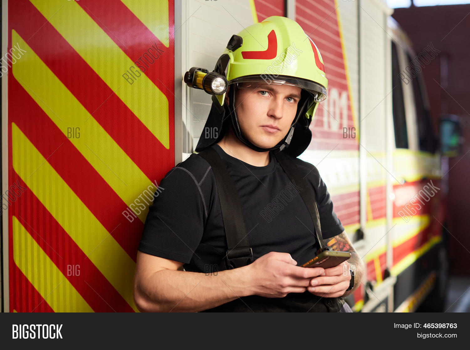 Portrait Firefighter Image & Photo (Free Trial) | Bigstock