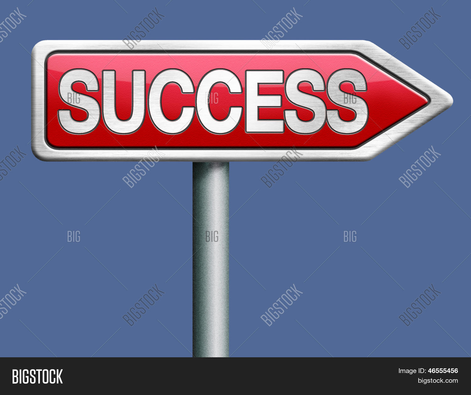 Success Red Road Sign Image & Photo (Free Trial) | Bigstock
