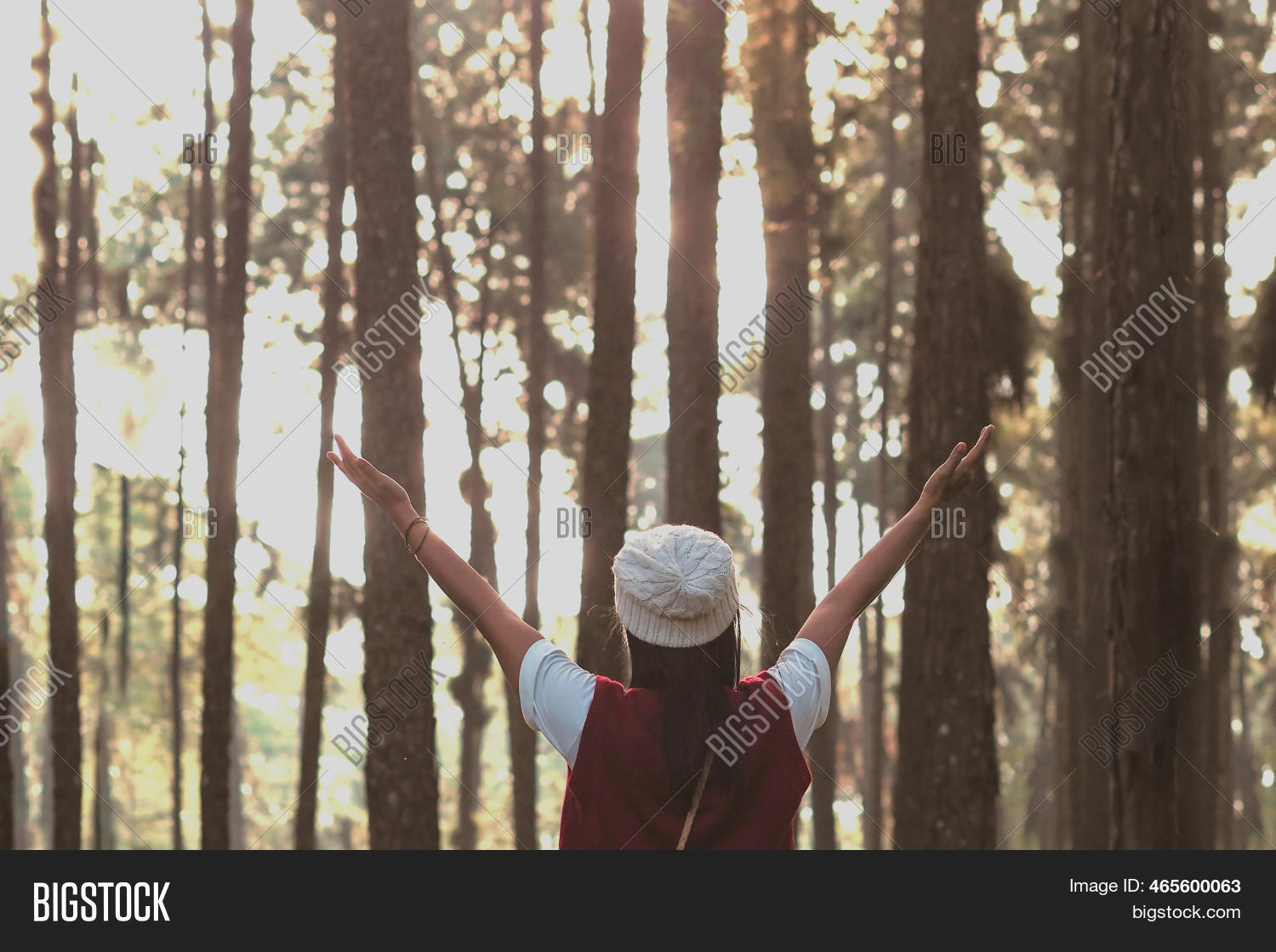 Back View Happy Woman Image & Photo (Free Trial) | Bigstock