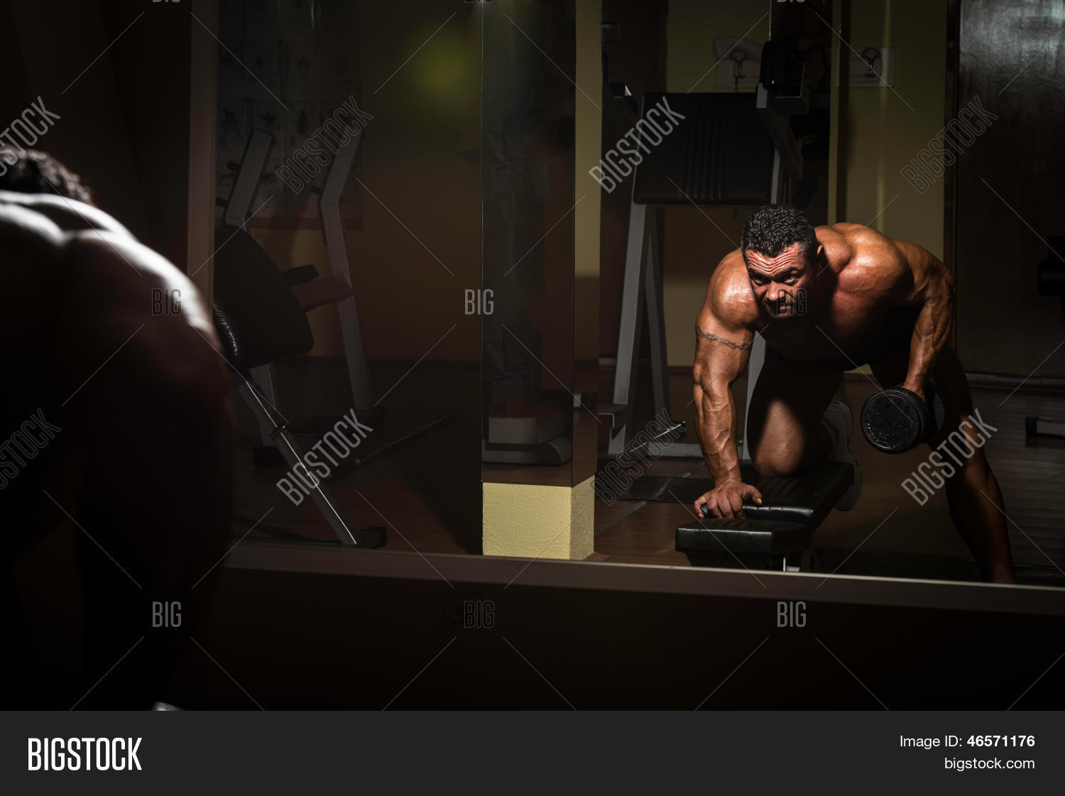 Male Bodybuilder Doing Image & Photo (Free Trial) | Bigstock