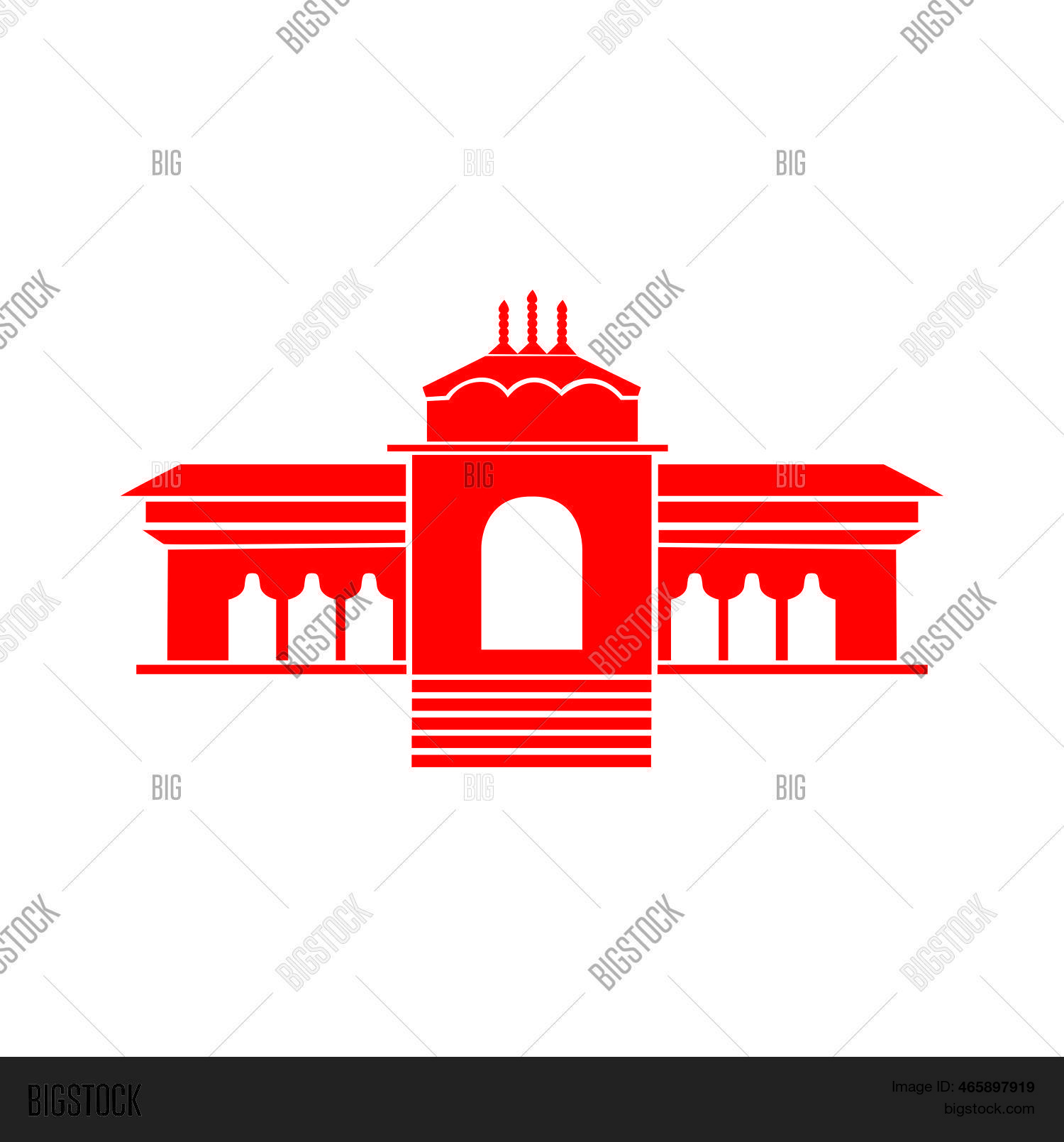 Badrinath Dham Temple Vector & Photo (Free Trial) | Bigstock