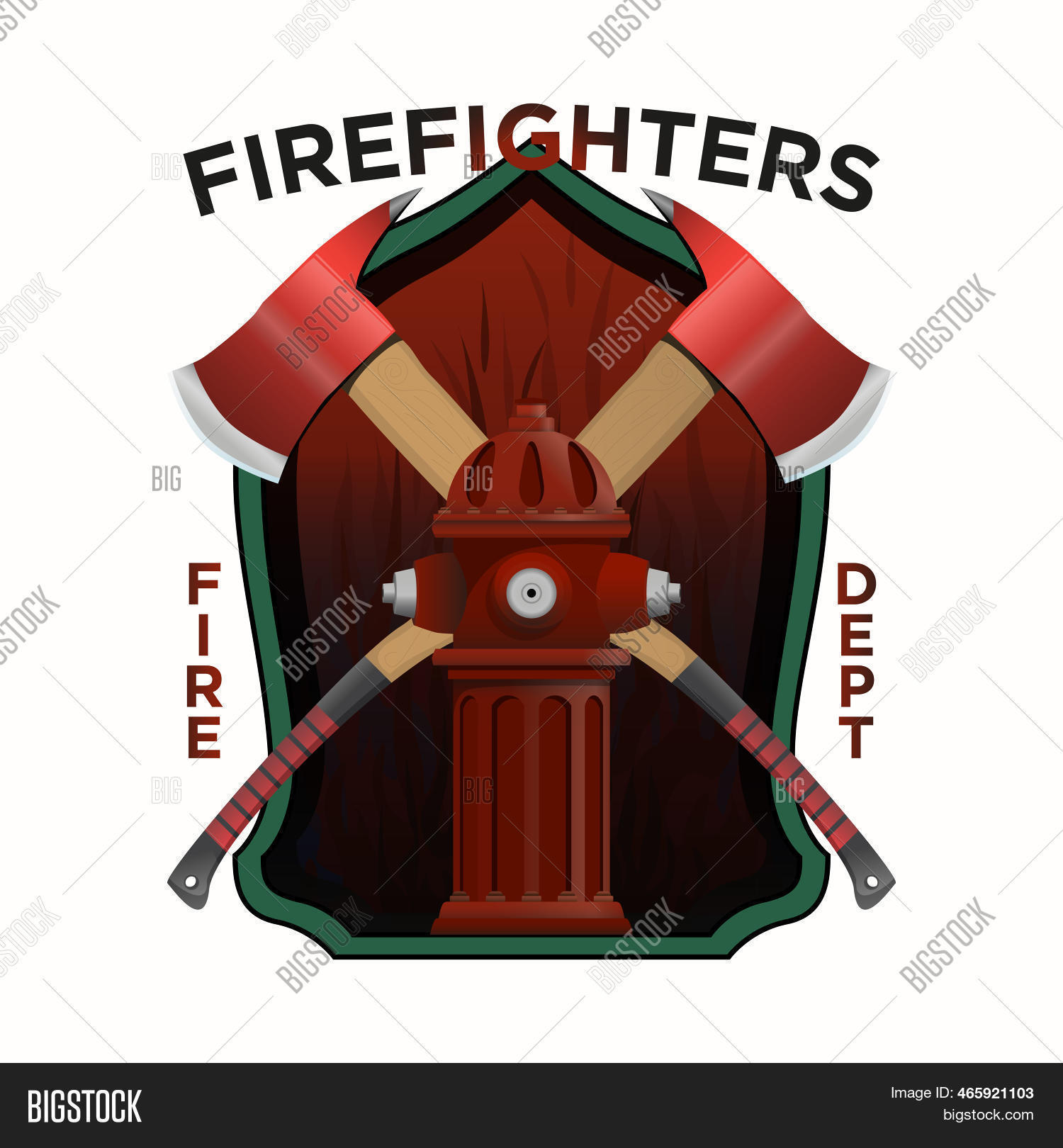 Firefighter Insignia Image & Photo (Free Trial) | Bigstock