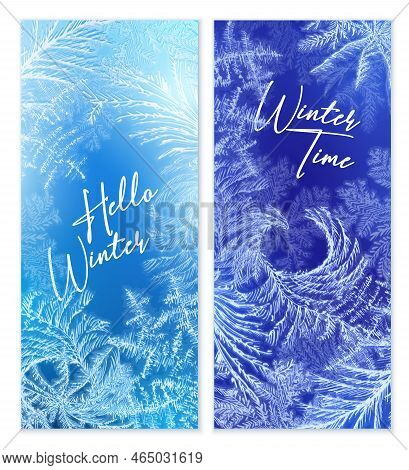 Frost Window Vertical Vector & Photo (Free Trial) | Bigstock