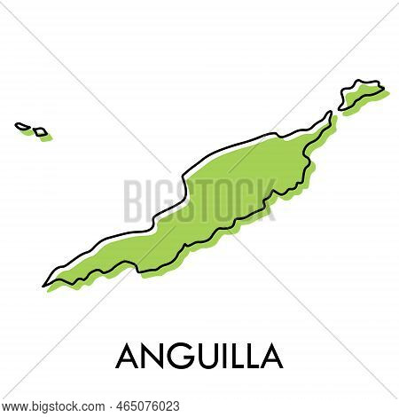 Map Anguilla Vector & Photo (Free Trial) | Bigstock