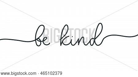 Be Kind Lettering Vector & Photo (Free Trial) | Bigstock