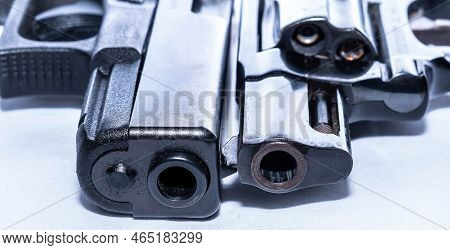 Two Handguns, Black Image & Photo (Free Trial) | Bigstock