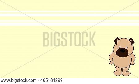 Vector y foto Standing Chibi Pug (prueba gratis) | Bigstock