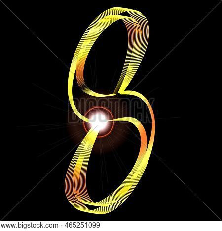 Number Eight Depicted Image & Photo (Free Trial) | Bigstock