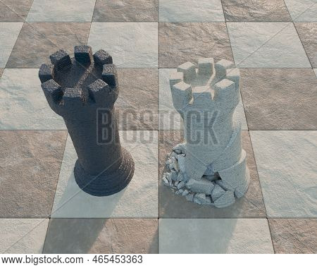 Black Chess Castle Image & Photo (Free Trial) | Bigstock